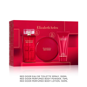 Red Door 100 ml Fragrance, Lotion & Body Powder Gift Set | Elizabeth ...