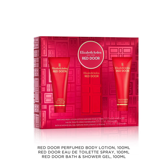 Red Door 100 ml Fragrance, Lotion & Shower Gel Gift Set | Elizabeth ...