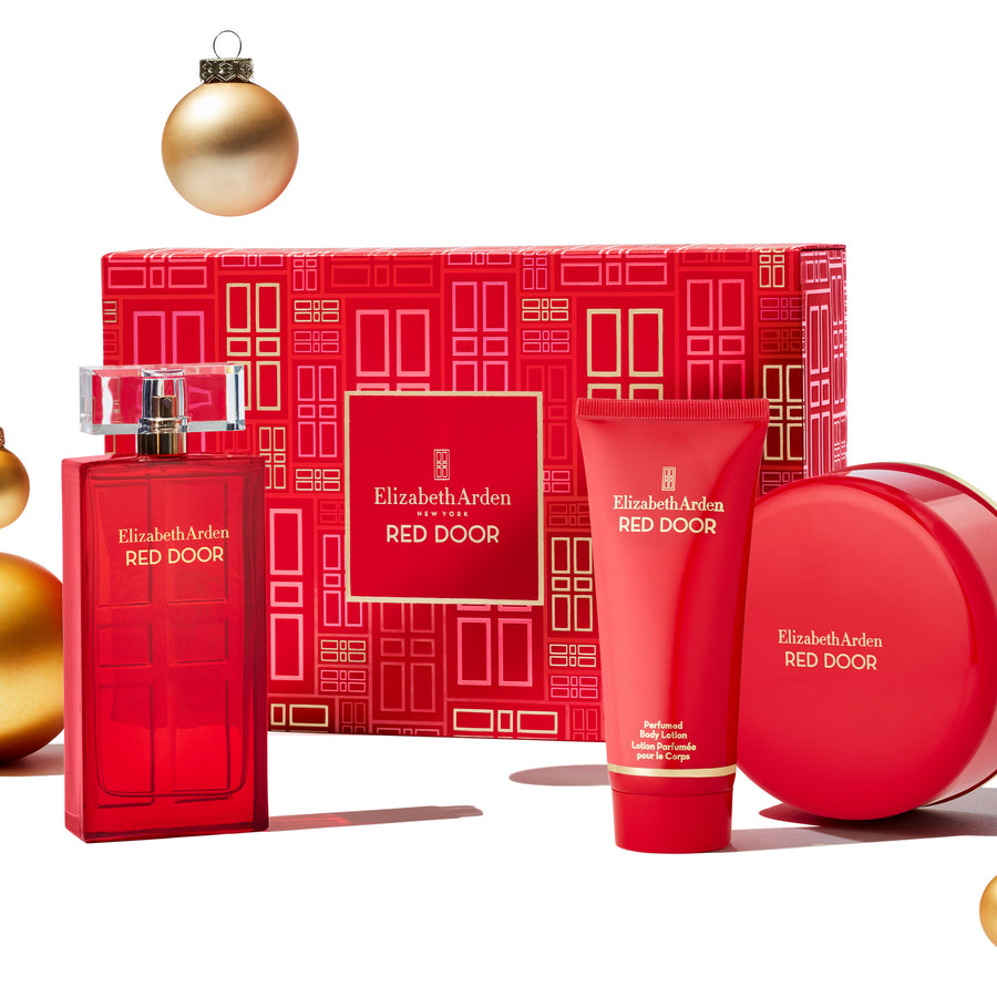 Red Door 100 ml Fragrance, Lotion & Body Powder Gift Set | Elizabeth Arden UK