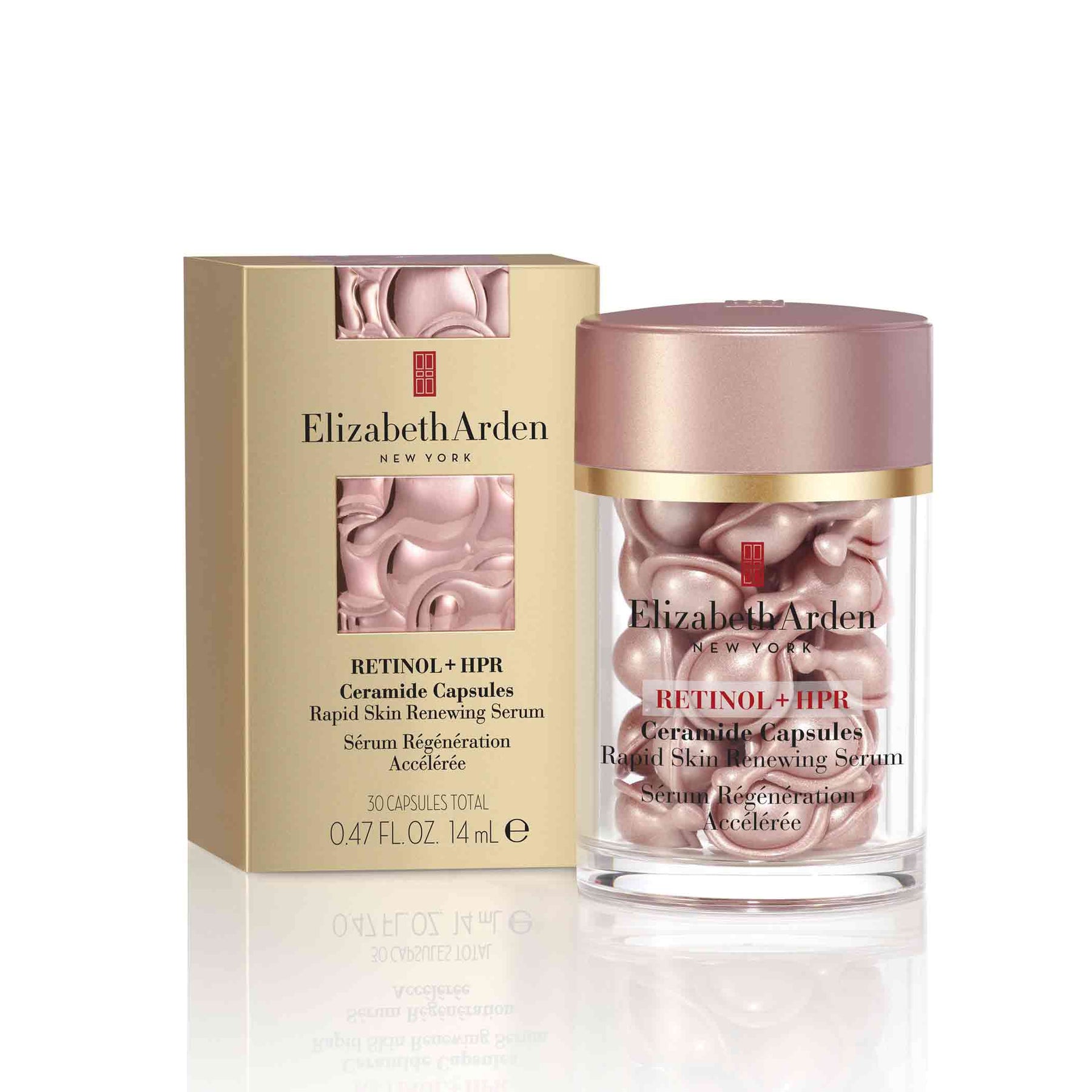 Retinol + HPR Ceramide Capsules Rapid Skin-Renewing Serum | Elizabeth ...